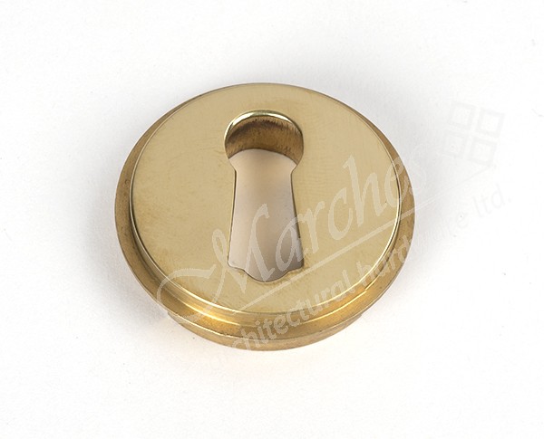 Round Escutcheon (Plain) - Polished Brass - Escutcheons - Escutcheons ...