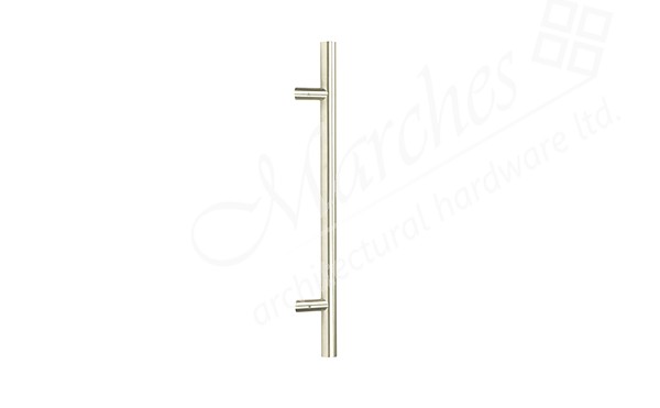 0.6m Offset T Bar Handle Secret Fix 32mm Ø - Satin SS (316) - Pull ...