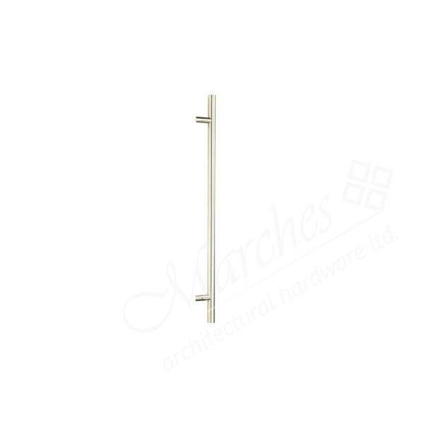 0.6m Offset T Bar Handle B2B 32mm ⌀ - Satin SS (316) - Ironmongery ...