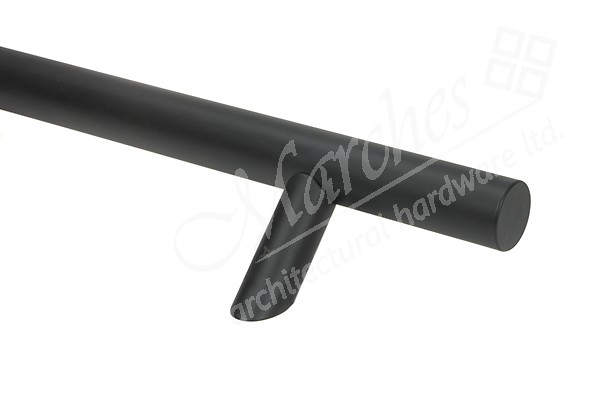 0.6m Offset T Bar Handle B2B 32mm Ø - Matt Black (316) - Pull Handles ...