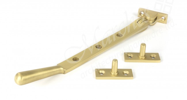 8" Newbury Stay - Satin Brass - Window Stays - Casement Window - Window ...