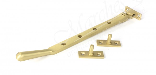 10" Newbury Stay - Satin Brass - Window Stays - Casement Window ...