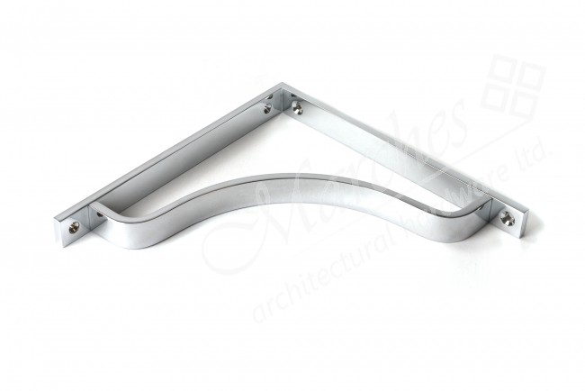 Abingdon Shelf Bracket (200mm x 200mm) - Polished Chrome - Shelf ...