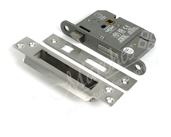 3" 5 Lever BS Sash Lock - Various Finishes - British Standard Sashlocks ...