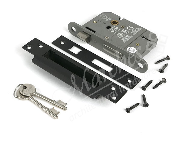 3" 5 Lever BS Sash Lock - Aged Bronze - British Standard Sashlocks ...