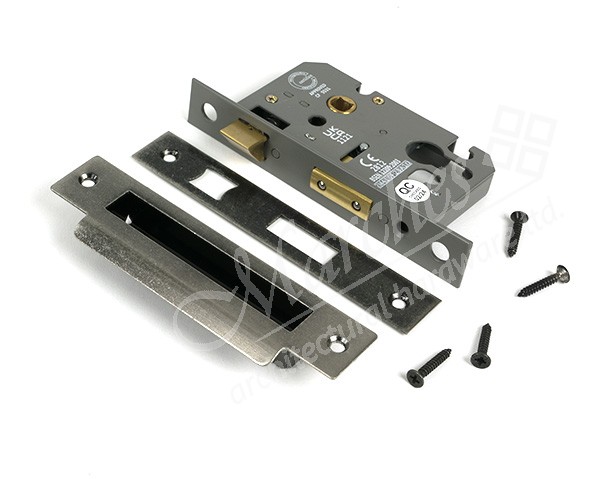 2½" Euro Profile Sash Lock - Pewter Patina - Euro Profile Lock Cases ...