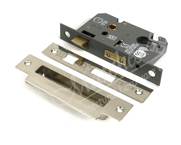 2½" Euro Profile Sash Lock - Polished Nickel - Euro Profile Lock Cases ...