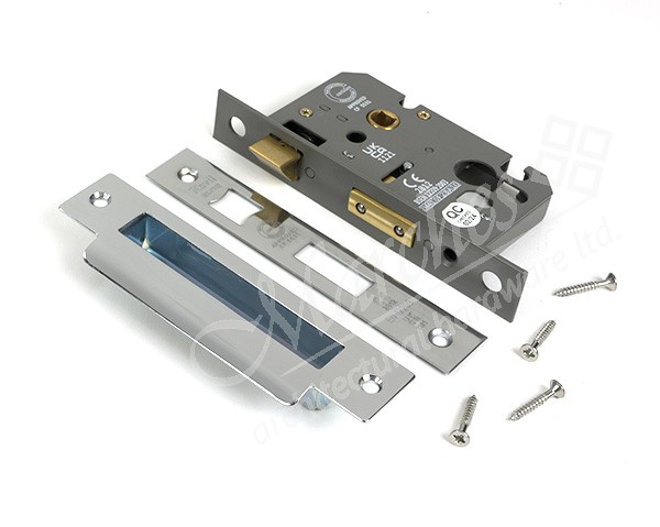 2½" Euro Profile Sash Lock - Polished Stainless Steel - Euro Profile ...