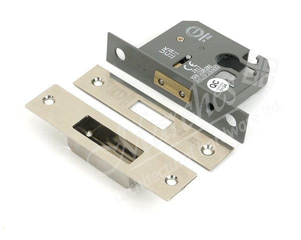 2½" Euro Profile Dead Lock - Polished Nickel - Euro Profile Lock Cases ...