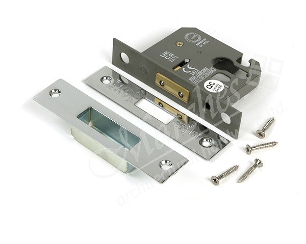 2½" Euro Profile Dead Lock - Polished Chrome - Euro Profile Lock Cases ...