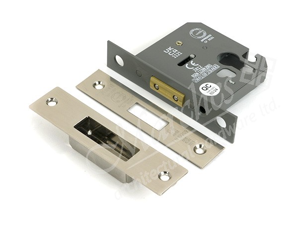 3" Euro Profile Dead Lock - Polished Nickel - Euro Profile Lock Cases ...