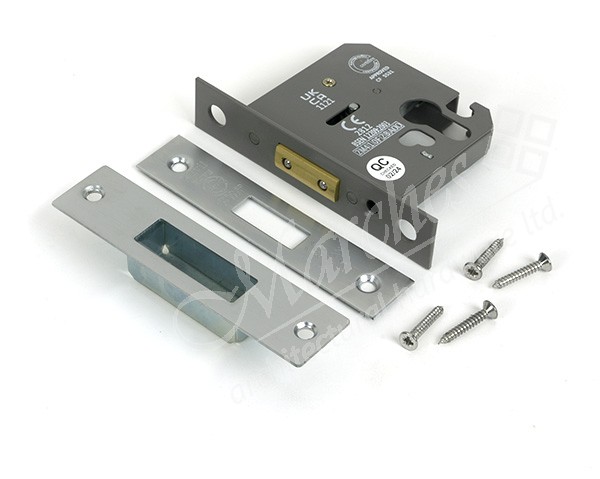 3" Euro Profile Dead Lock - Satin Chrome - Euro Profile Lock Cases ...