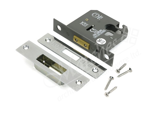 3" Euro Profile Dead Lock - Polished Stainless Steel - Euro Profile ...