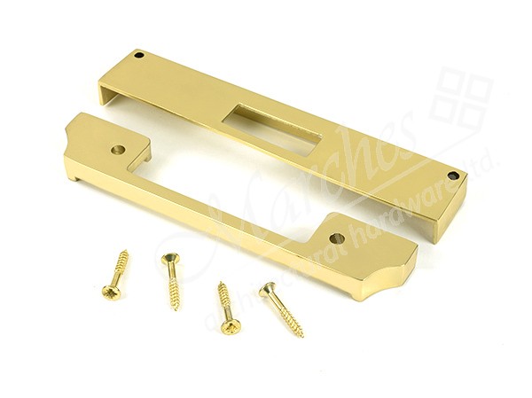 ½" Rebate Kit for Euro Dead Lock - Polished Brass - Euro Profile Lock ...