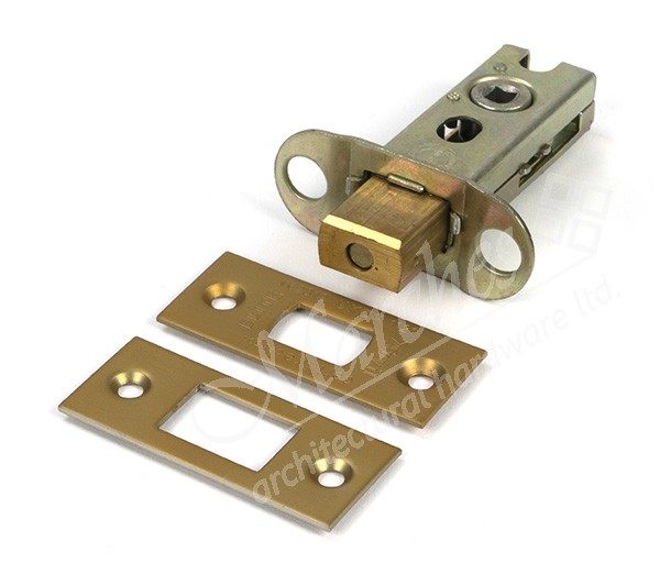 2½" Heavy Duty Tubular Deadbolt - Satin Brass - Mortice Deadbolts ...