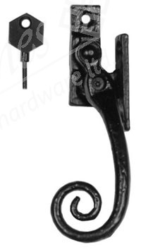 Kirkpatrick (1165) Monkeytail Locking Fastener LH - Black - Casement ...