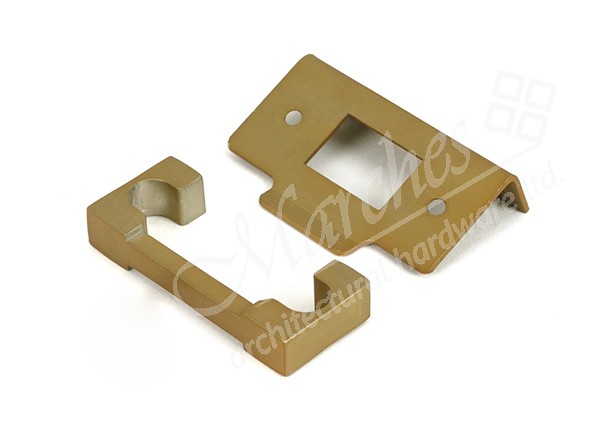 ½" Rebate Kit for Deadbolt - Satin Brass - Mortice Deadbolts & Security ...