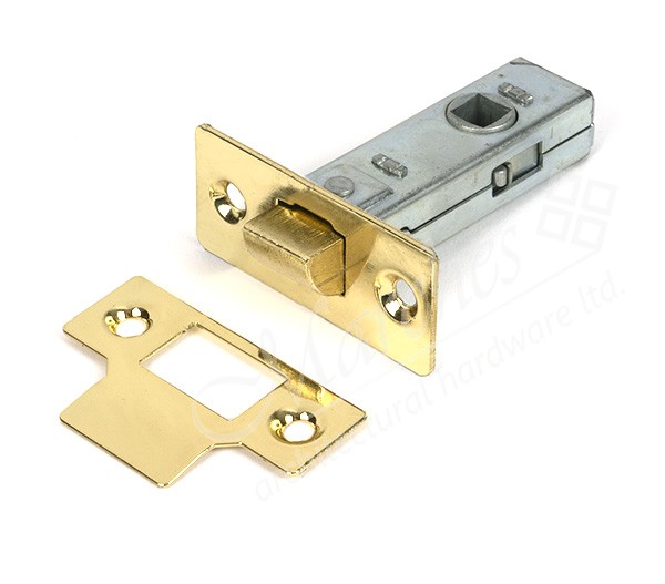 2½" Tubular Mortice Latch - Polished Brass - Mortice Latches - Latches ...