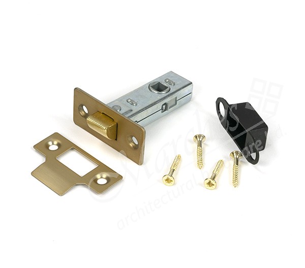 2½" Tubular Mortice Latch - Satin Brass - Mortice Latches - Latches ...