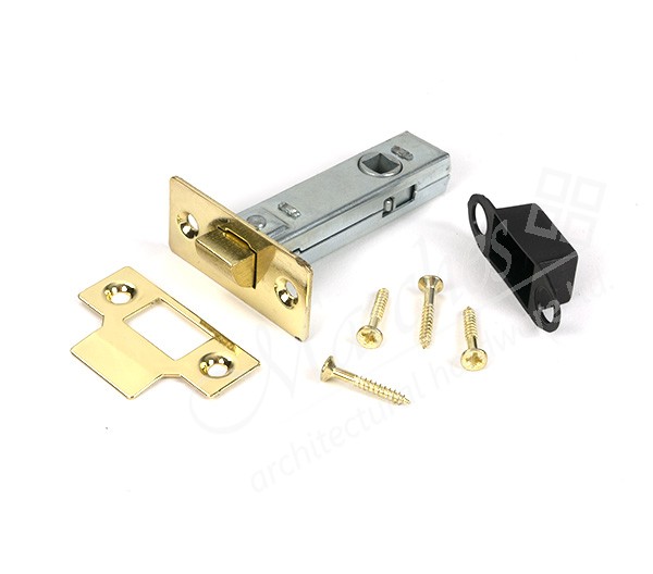 3" Tubular Mortice Latch - Polished Brass - Mortice Latches - Latches ...