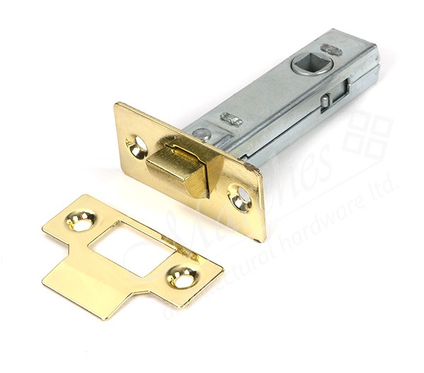 3" Tubular Mortice Latch - Polished Brass - Mortice Latches - Latches ...