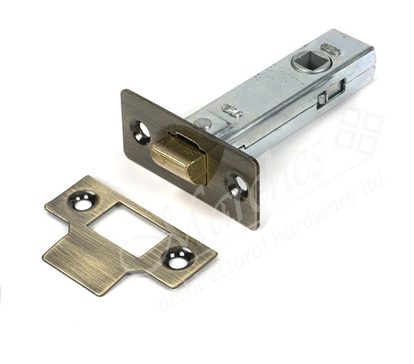 3" Tubular Mortice Latch - Aged Brass - Mortice Latches - Latches ...