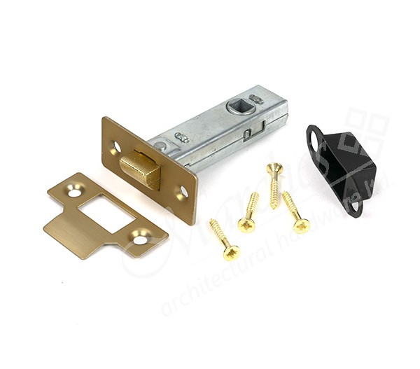 3" Tubular Mortice Latch - Satin Brass - Mortice Latches - Latches ...