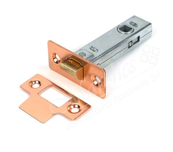 3" Tubular Mortice Latch - Polished Bronze - Mortice Latches - Latches ...