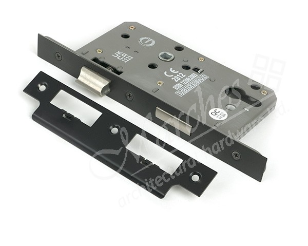 Euro Din Sash Lock - 60mm Backset/72mm Centre - Aged Bronze - DIN Locks ...