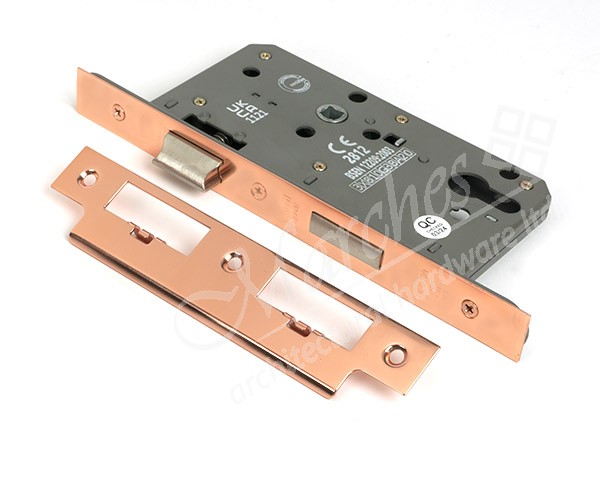 Euro Din Sash Lock - 60mm Backset/72mm Centre - Polished Bronze - DIN ...