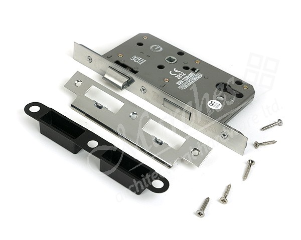 Euro Din Sash Lock - 60mm Backset/72mm Centre - Polished Stainless ...