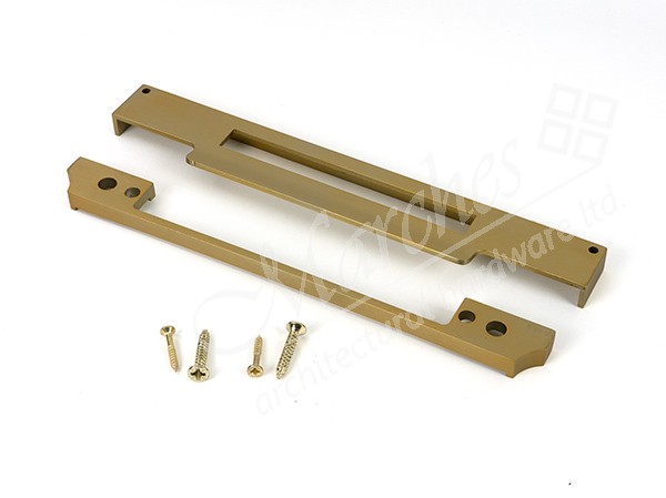½" Rebate Kit for Euro Din Sash Lock - Satin Brass - DIN Locks ...
