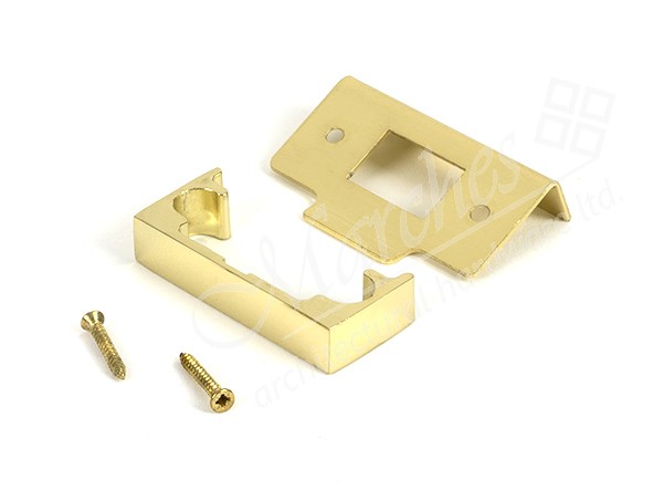 ½" Rebate Kit for Tubular Mortice Latch - Polished Brass - Mortice ...