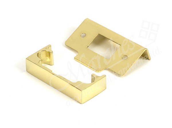 ½" Rebate Kit for Tubular Mortice Latch - Polished Brass - Mortice ...
