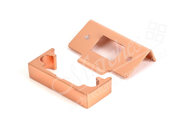 ½" Rebate Kit for Tubular Mortice Latch - Polished Bronze - Mortice ...