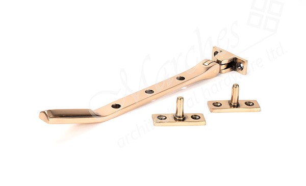 Art Deco 8" Stay - Polished Bronze - Window Stays - Casement Window ...