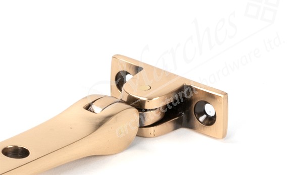 Art Deco 10" Stay - Polished Bronze - Window Stays - Casement Window ...