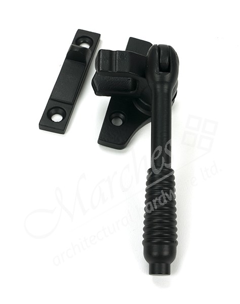Night-Vent Locking Reeded Fastener (Steel Window) - Matt Black - Steel ...