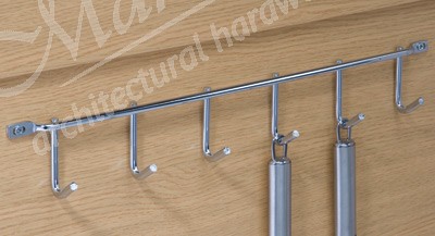 6 Hook Rack Chrome 400mm - Storage - Kitchen fittings and accessories ...