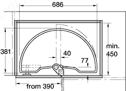 Half circle carousel set, 552 mm spindle - Carousels - half circle ...