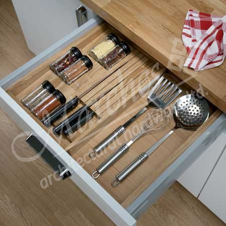 EXPANDING INSERT KNIFE BLOCK 450mm DEEP - Drawer inserts - Kitchen ...