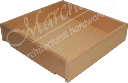 Solid beech drawer, 140 mm high - Marches Architectural Ironmongery