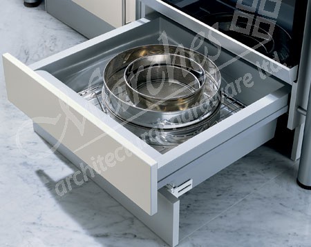 Under Oven Drawer Set - Moulded plastic drawer system - Kitchen ...