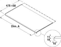 Base unit liners, for 18 mm board thickness - Base unit liners ...
