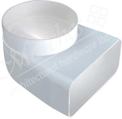 6in Cooker Hood Connector - Connectors - Ventilation - Ironmongery ...