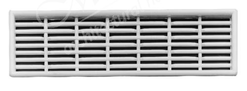 Vent Grill White 227x68mm - Plastic vent grills - Ventilation ...