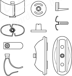 Vertical cable riser - Vertical cable guides - Cable management ...