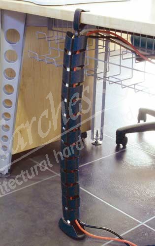 Vertical cable riser - Vertical cable guides - Cable management ...