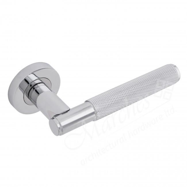 Insignia Knurled Lever On Rose - Various Finishes (Zinc) - Lever ...