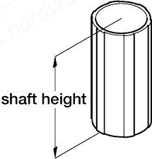 Shaft section - Cabinet carcase and plinth fittings - Kitchen fittings ...